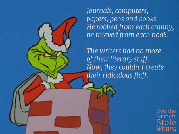 How the Grinch Stole Writing