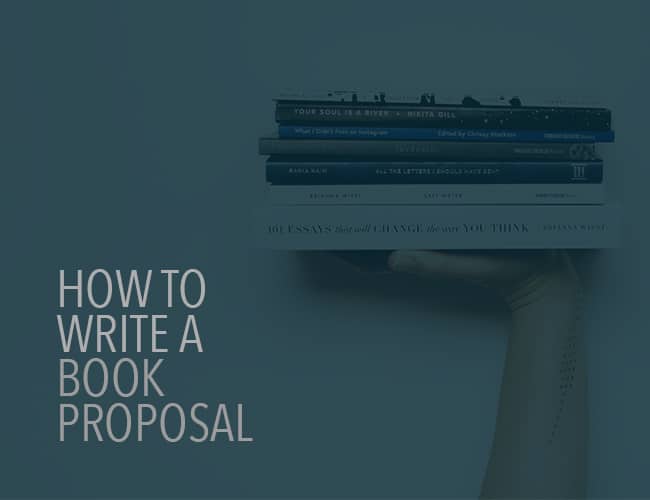 How To Write A Book Proposal