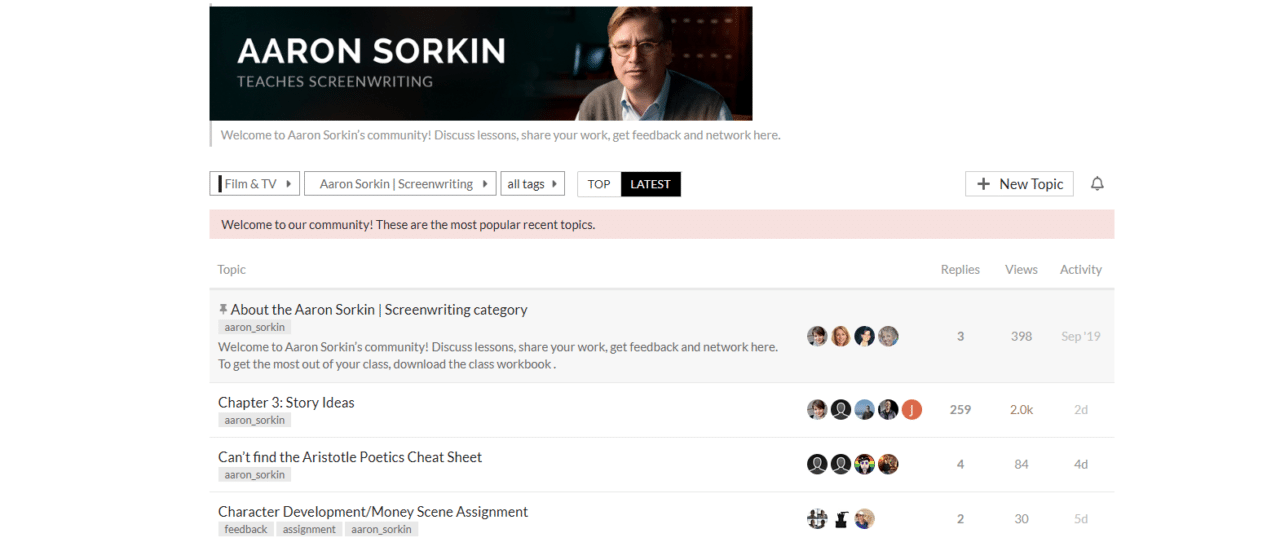 Aaron Sorkin MasterClass Review: Want to Master Screenwriting in 2021?
